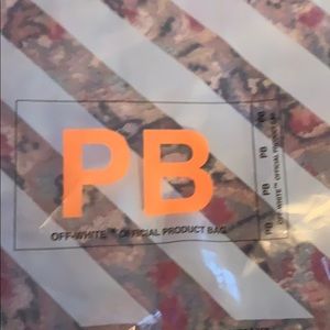 Bags | Off White Plastic Storage Bag | Poshmark